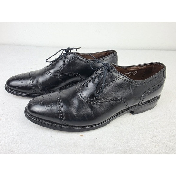 Allen Edmonds | Shoes | Allen Edmonds Stratton Shoes Mens Black Leather ...